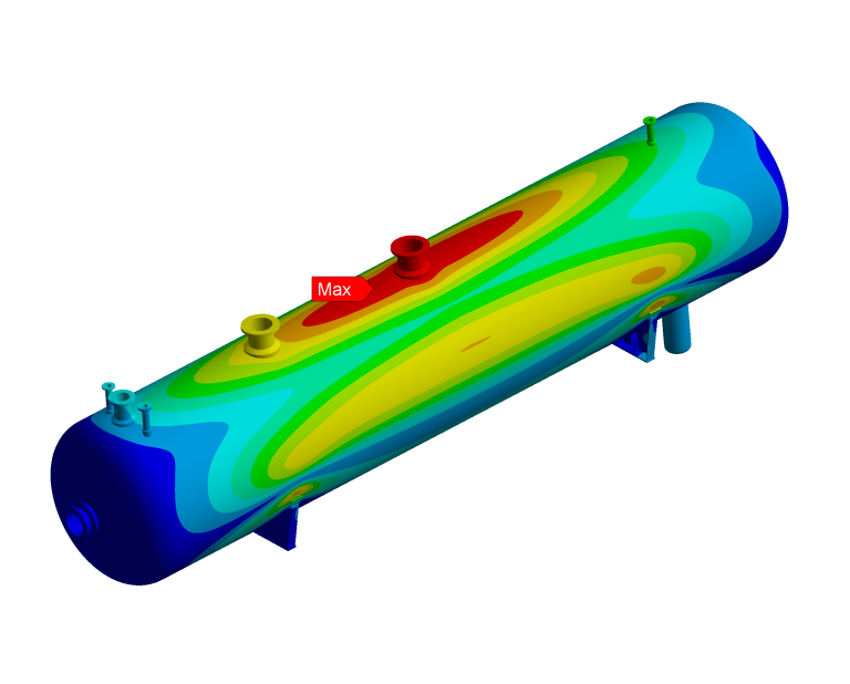 FEA Analysis Under PWHT Conditions- Case Study- Analyzer CAE